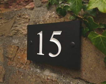 Slate House Number - Etsy