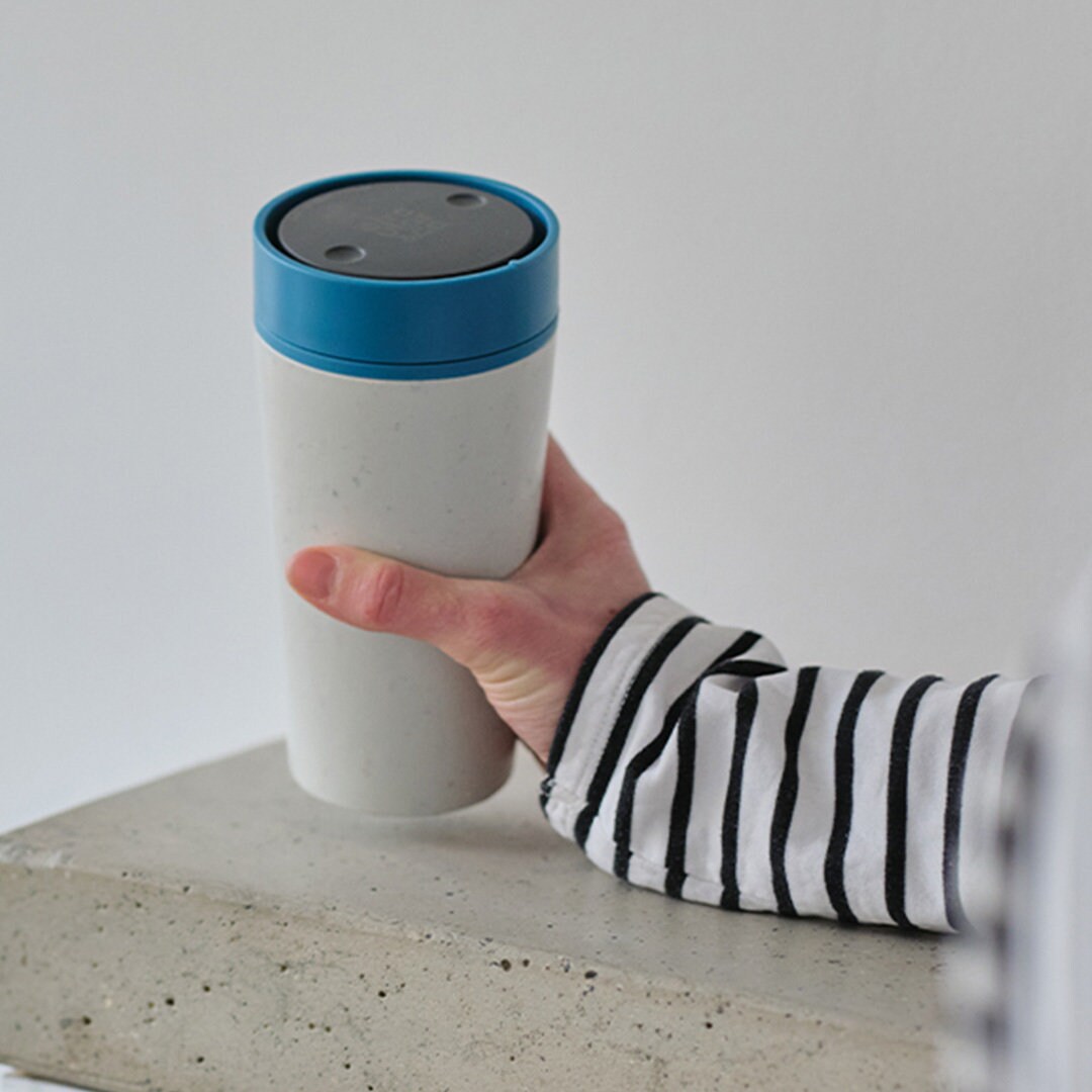 Circular&co. Reusable Coffee Cup, 12oz/340ml. 100% Leakproof and ...
