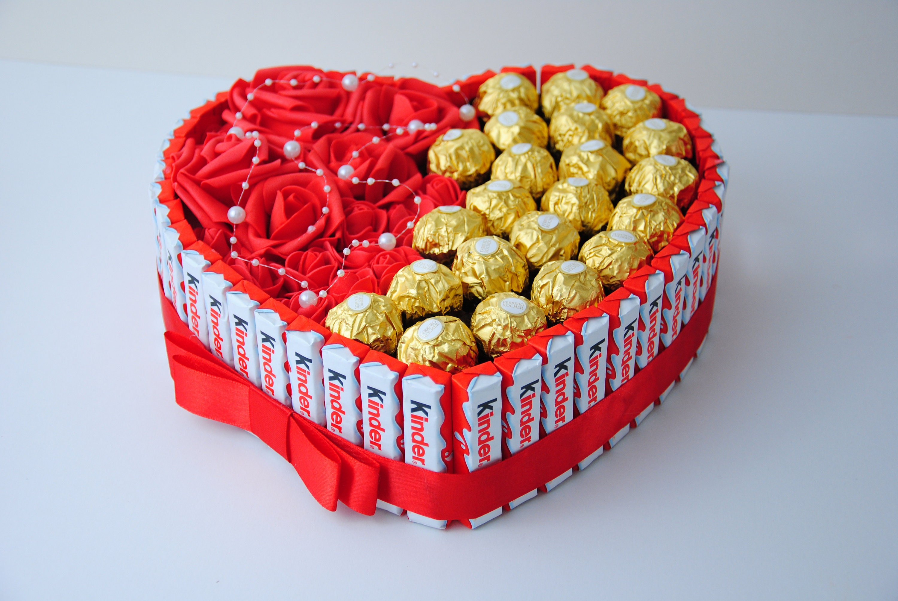 Luxury chocolate hamper Ferrero Rocher-Kinder milk chocolate | Etsy