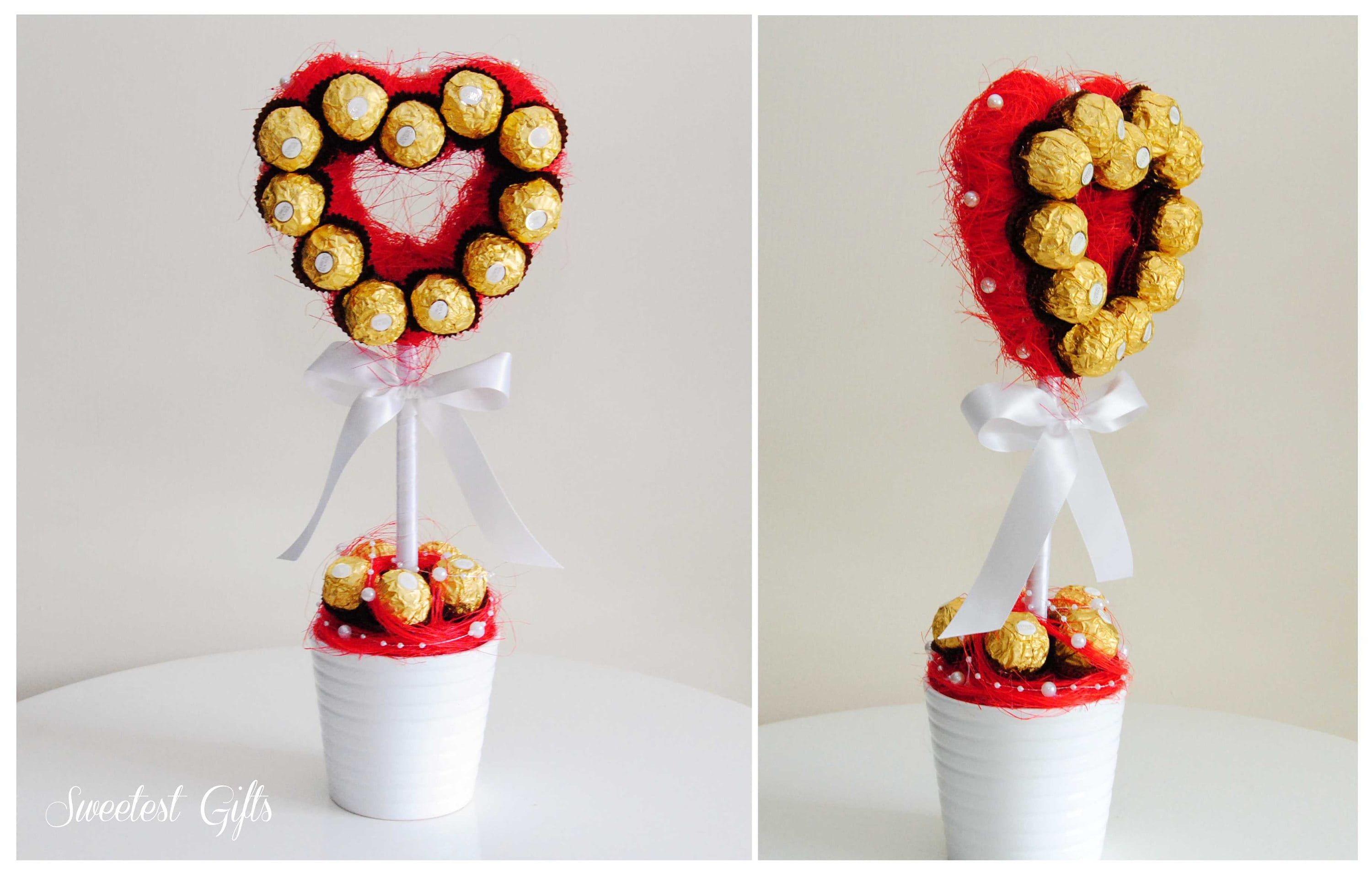 Ferrero Rocher Valentines day gift heart shaped tree one | Etsy