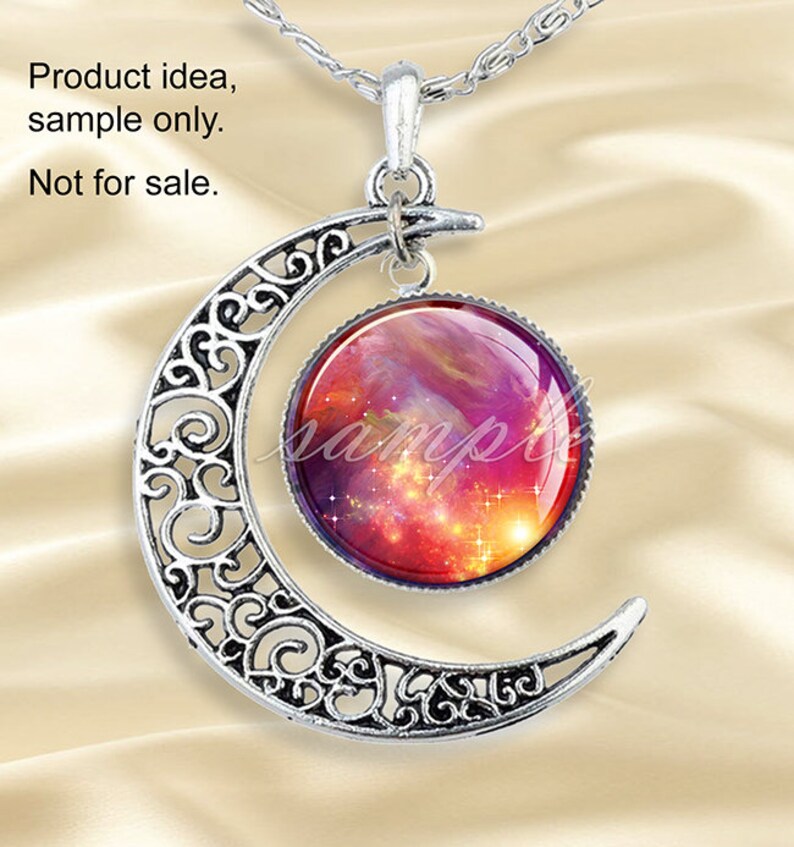 Nebula Abstract 1 Bottle Cap Images for Pendant 1 Inch - Etsy