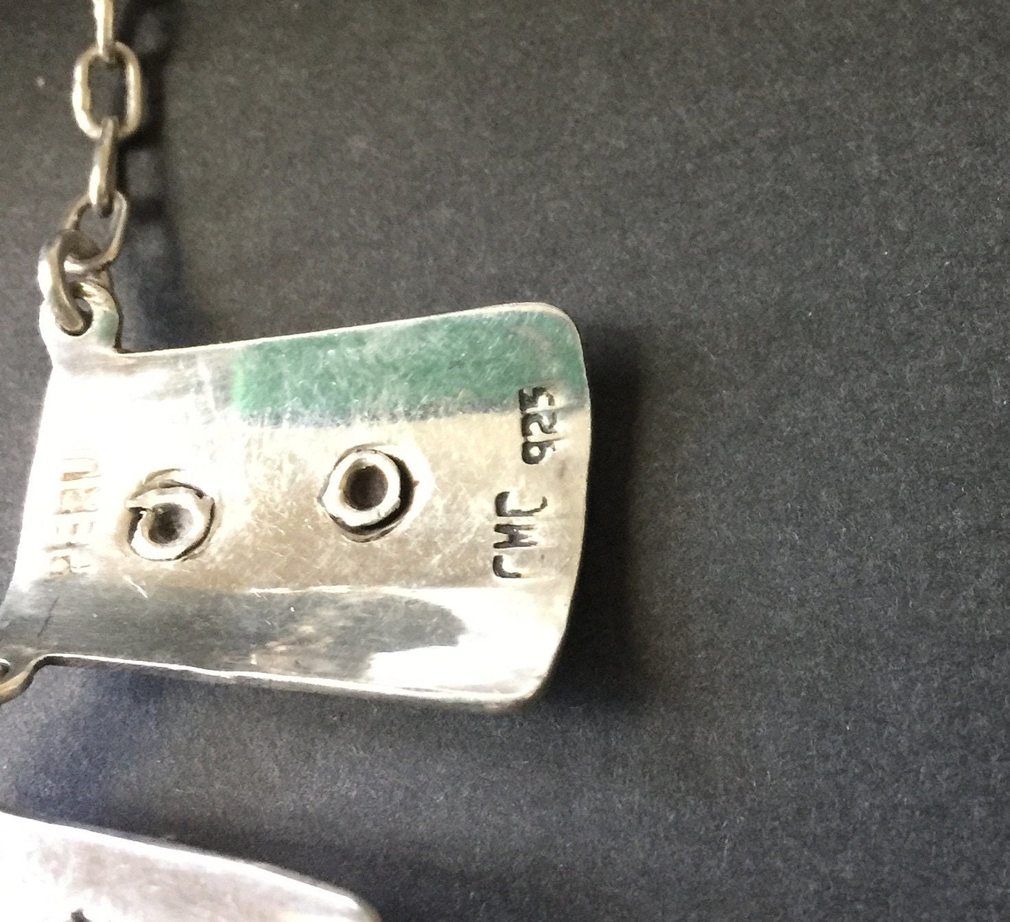 Peruvian CMC Sterling Silver & Dieties on Enamel Necklace Peru - Etsy