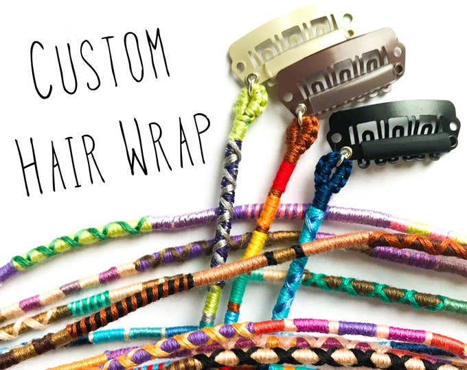 Hemp Macrame Boho Hair Wrap Yarn Dreadlock Decoration for Hair - Etsy