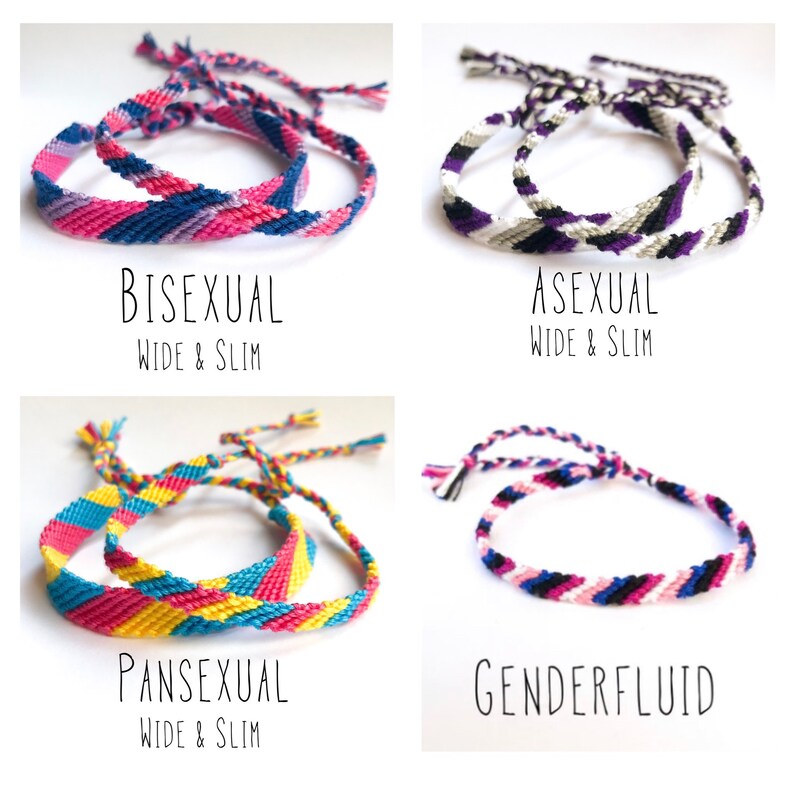 Pride Bracelets LGBTQ Flag Custom Pride Friendship Bracelet - Etsy