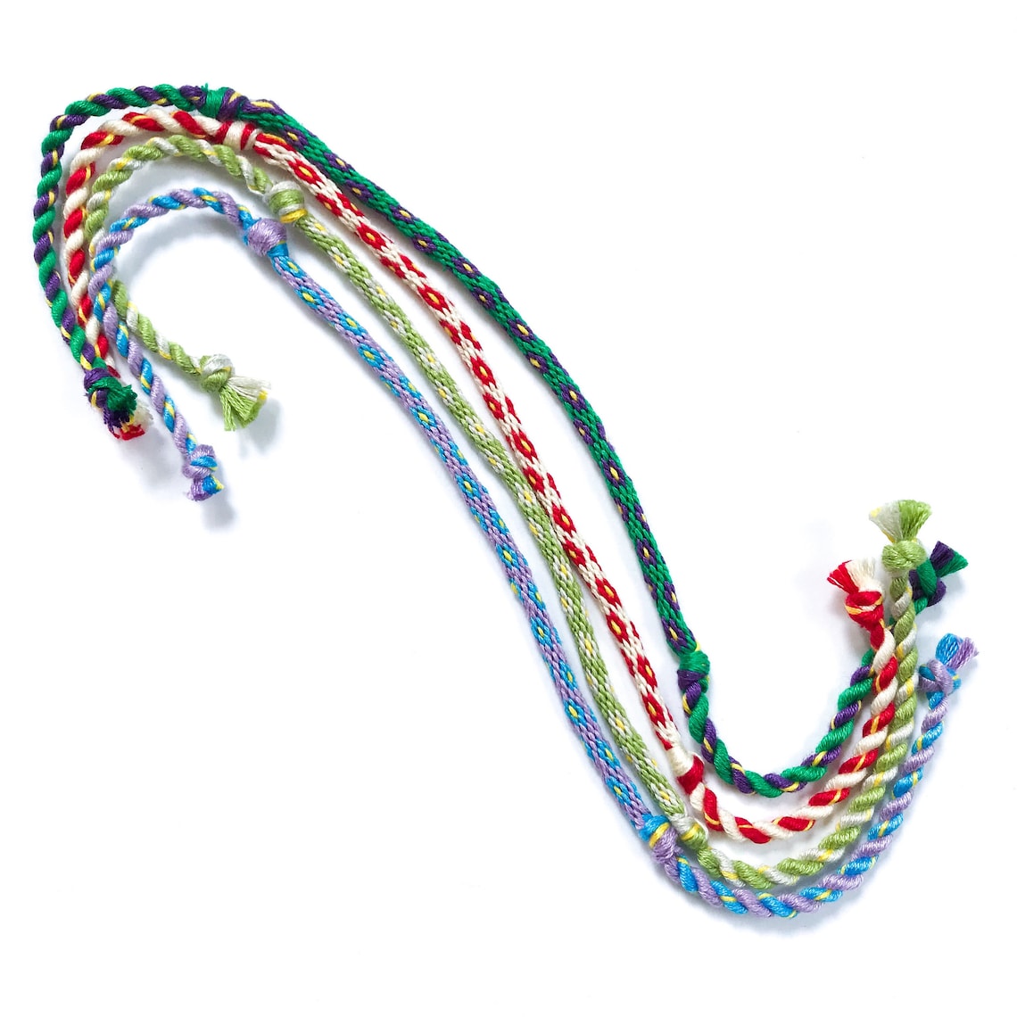 Custom Choose Your Colours Flower Japanese Braid Bracelet - Etsy