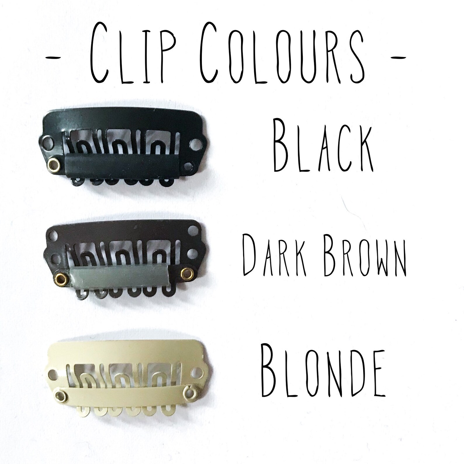 Custom Clip-in Hair Wrap Mixed Design Choose Your Colours - Etsy