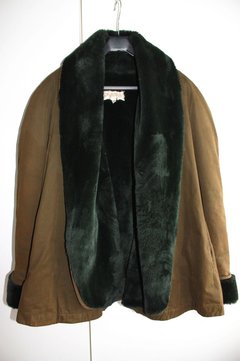 Coat Fun Fur Jacket Size IT 44 USA 10 Super Warm Vintage 80s Arctic A ...