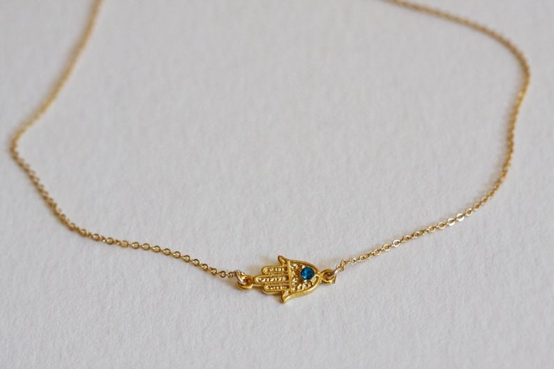 Anklet Hamsa Anklet Hamsa Hand Anklet Bracelet Hamsa - Etsy