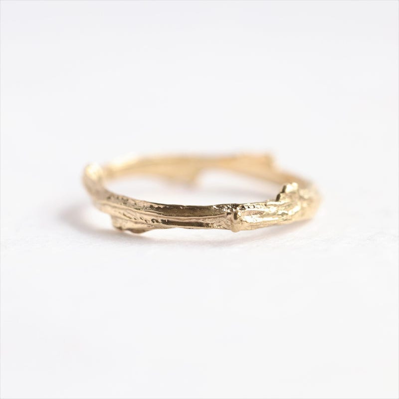 Gold Branch Ring - Etsy
