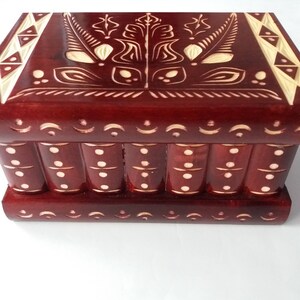 Jewelry Box Magic Box Mystery Box Big Puzzle Box Red Secret Box Trinket ...