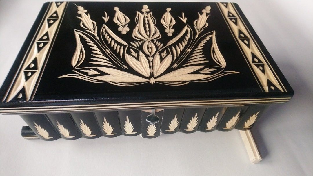 Giant Big Huge Black Puzzle Box Secret Treasure Adventure Mystery Magic ...