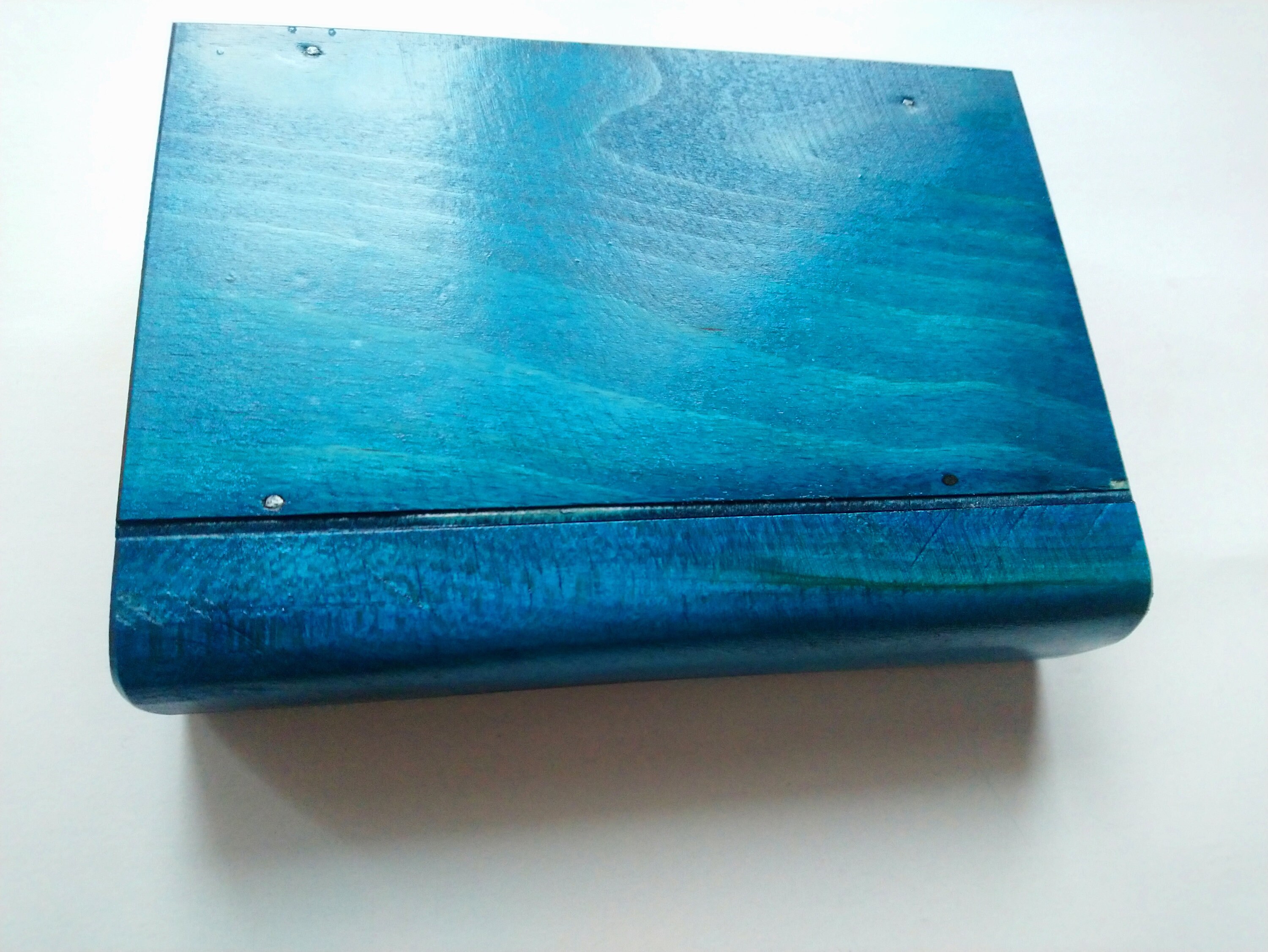 Big Huge Blue Magic Misterious Wizard Puzzle Book Box With | Etsy