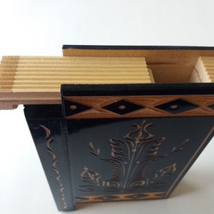 Big Huge Blue Magic Misterious Wizard Puzzle Book Box With Secret ...