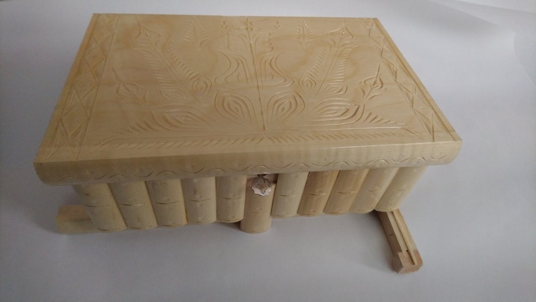 Biggest Giant Natural Puzzle Box on Etsy Huge Secret Magic Wizard Box ...