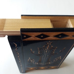 Big Huge Blue Magic Misterious Wizard Puzzle Book Box With Secret ...