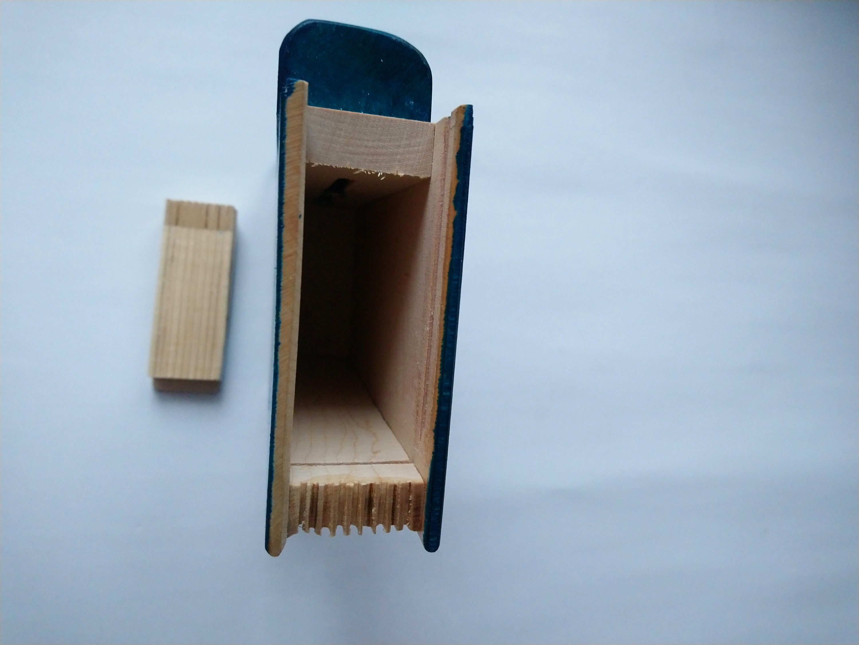 Big Huge Blue Magic Misterious Wizard Puzzle Book Box With | Etsy