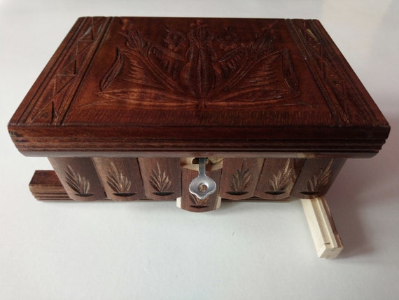 Puzzle box jewelry boxmagic boxmystery boxsecret | Etsy