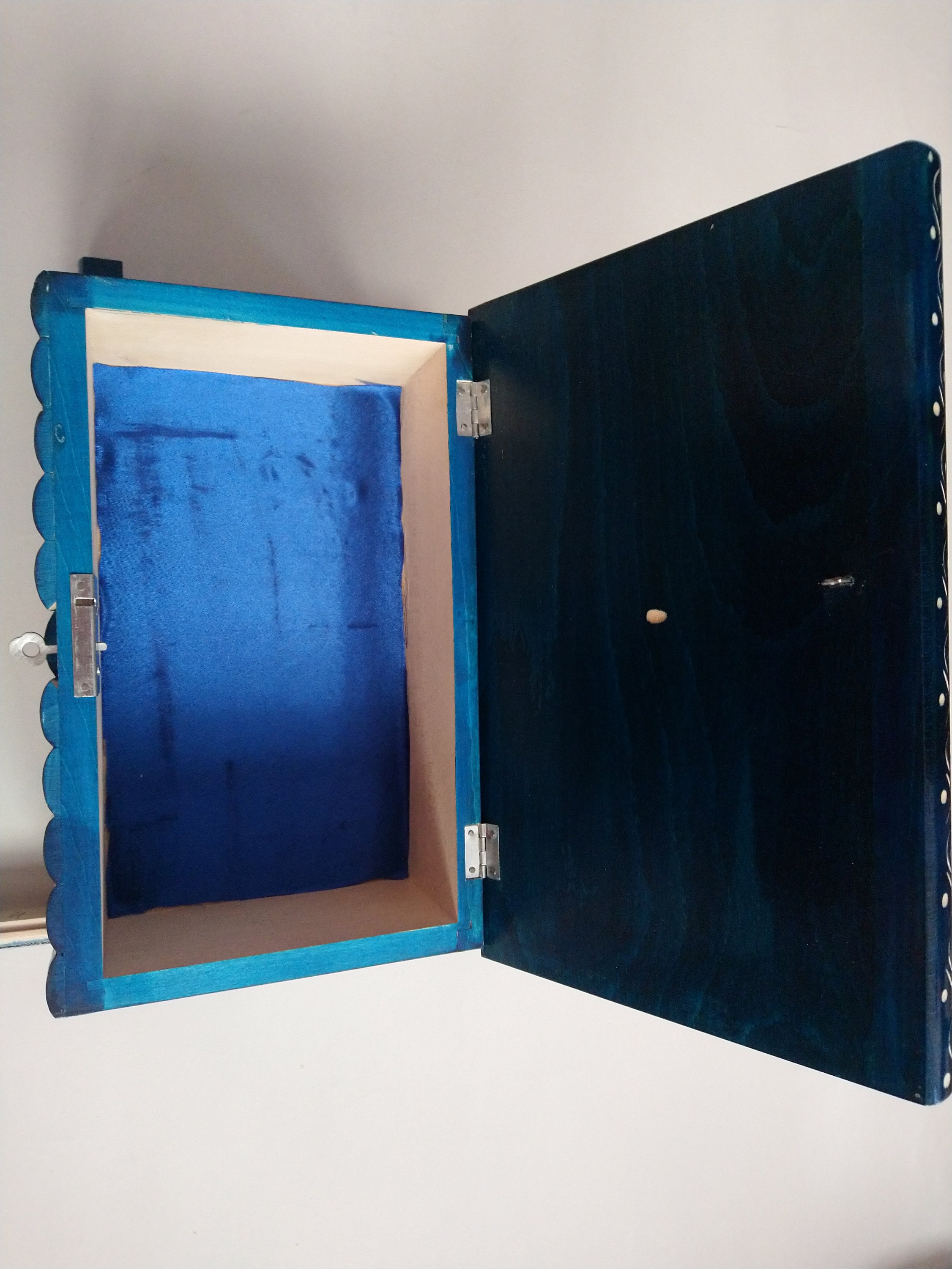 Biggest Giant Blue Puzzle Box on Etsyhuge Secret Magic Wizard | Etsy