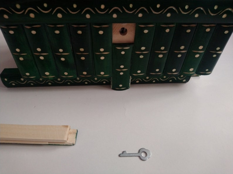 Biggest Giant Green Puzzle Box on Etsyhuge Secret Magic | Etsy