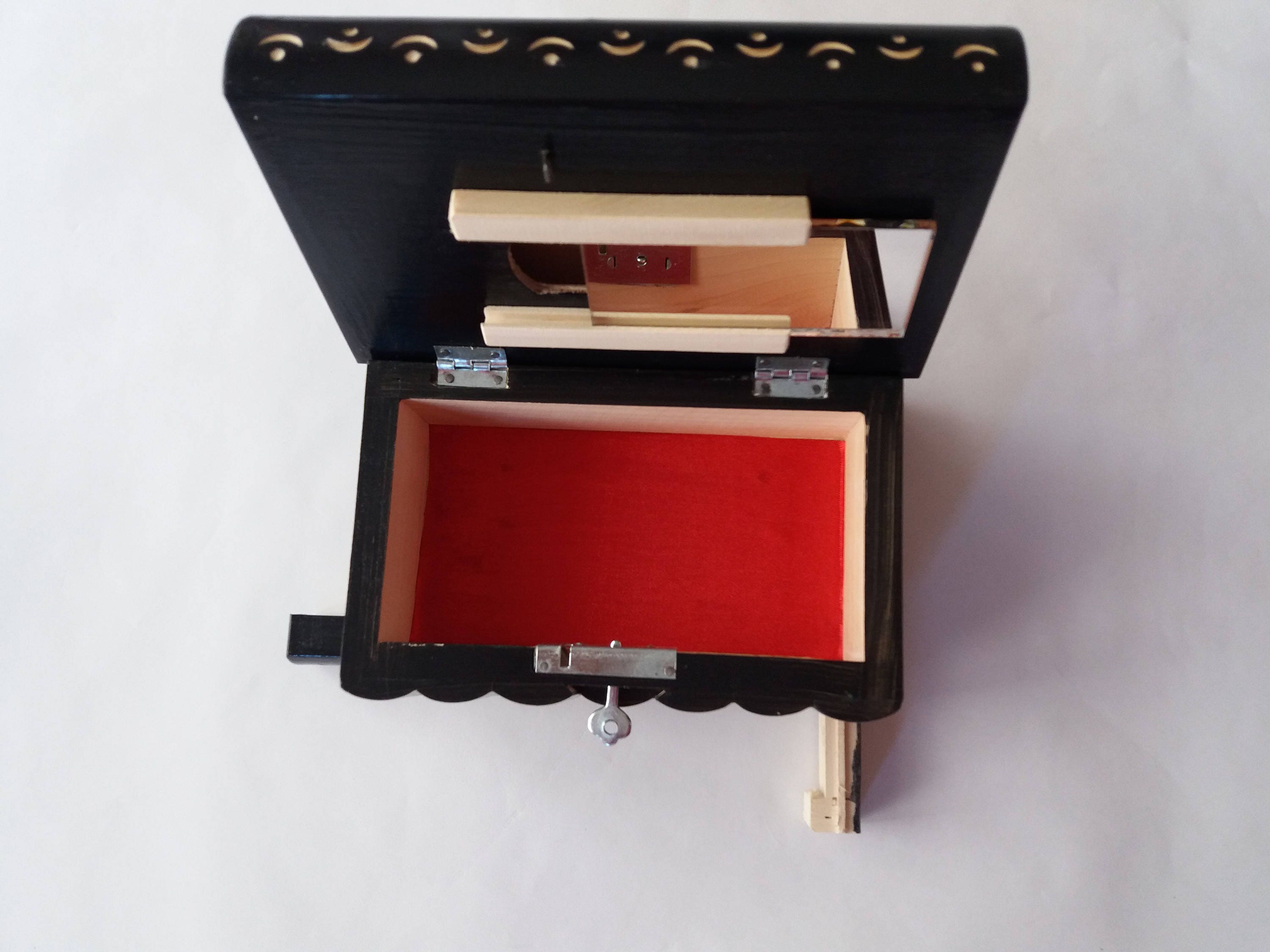 Big puzzle box magic box jewelry storage box secret box black | Etsy