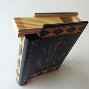 Big Huge Blue Magic Misterious Wizard Puzzle Book Box With Secret ...