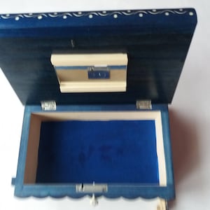 New Big Huge Blue Wooden Puzzle Box Secret Treasure Adventure Mystery ...