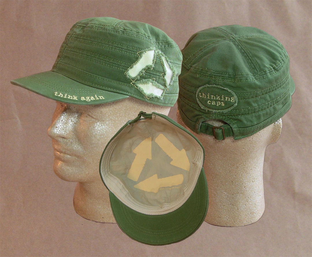 Think AGAIN 100% Organic Cotton Corps-style Thinking Cap - Etsy