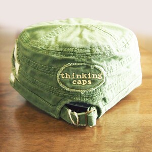 Think AGAIN! 100% Organic Cotton Corps-style Thinking Cap - Etsy