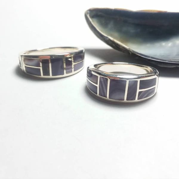 Wampum Shell Ring - Etsy