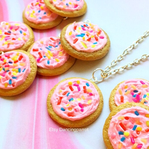Cookie Necklace - Etsy