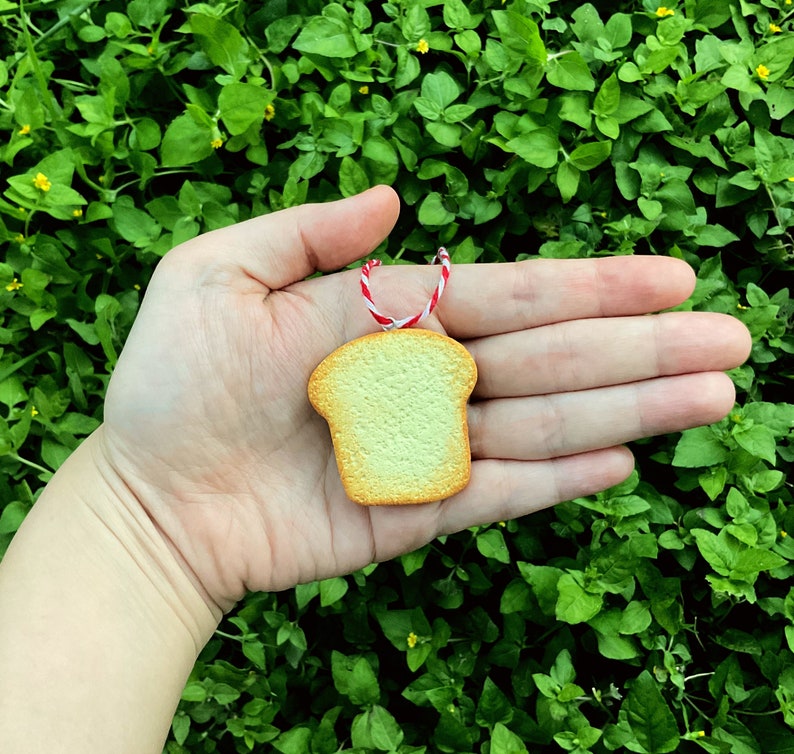 Handmade Toast Clay Ornamentfood Ornamentbreakfastslice of - Etsy