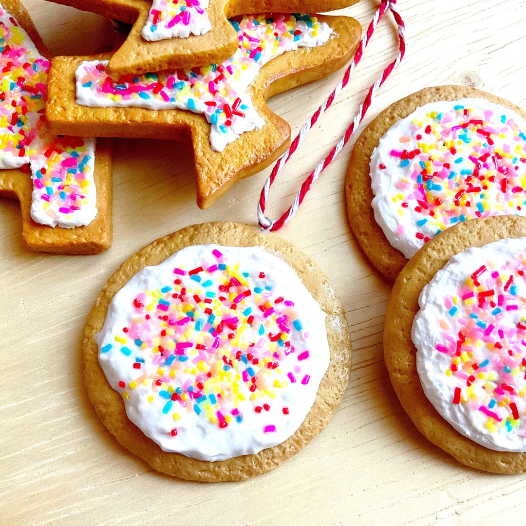 Handmade Sugar Cookie Clay Ornament,food Ornament,snack Sweets Dessert ...
