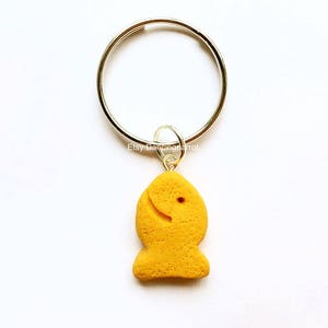 Goldfish Cracker Keychain,handmade Goldfish Accessories,goldfish ...