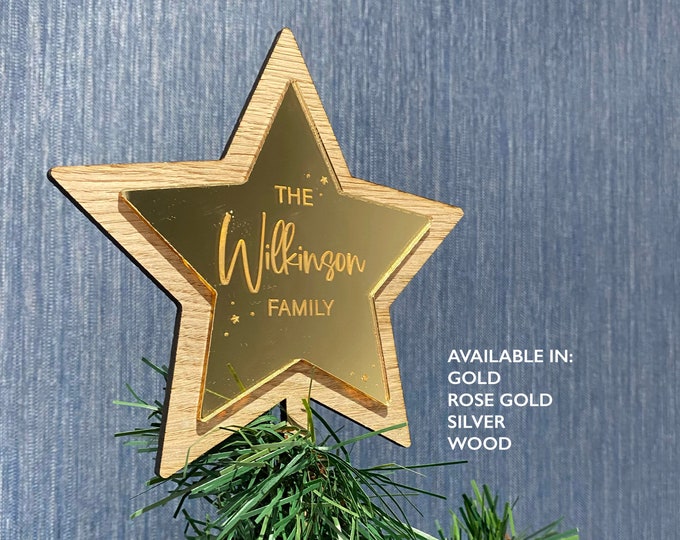 Christmas Tree Topper Star Christmas Tree Topper - Etsy
