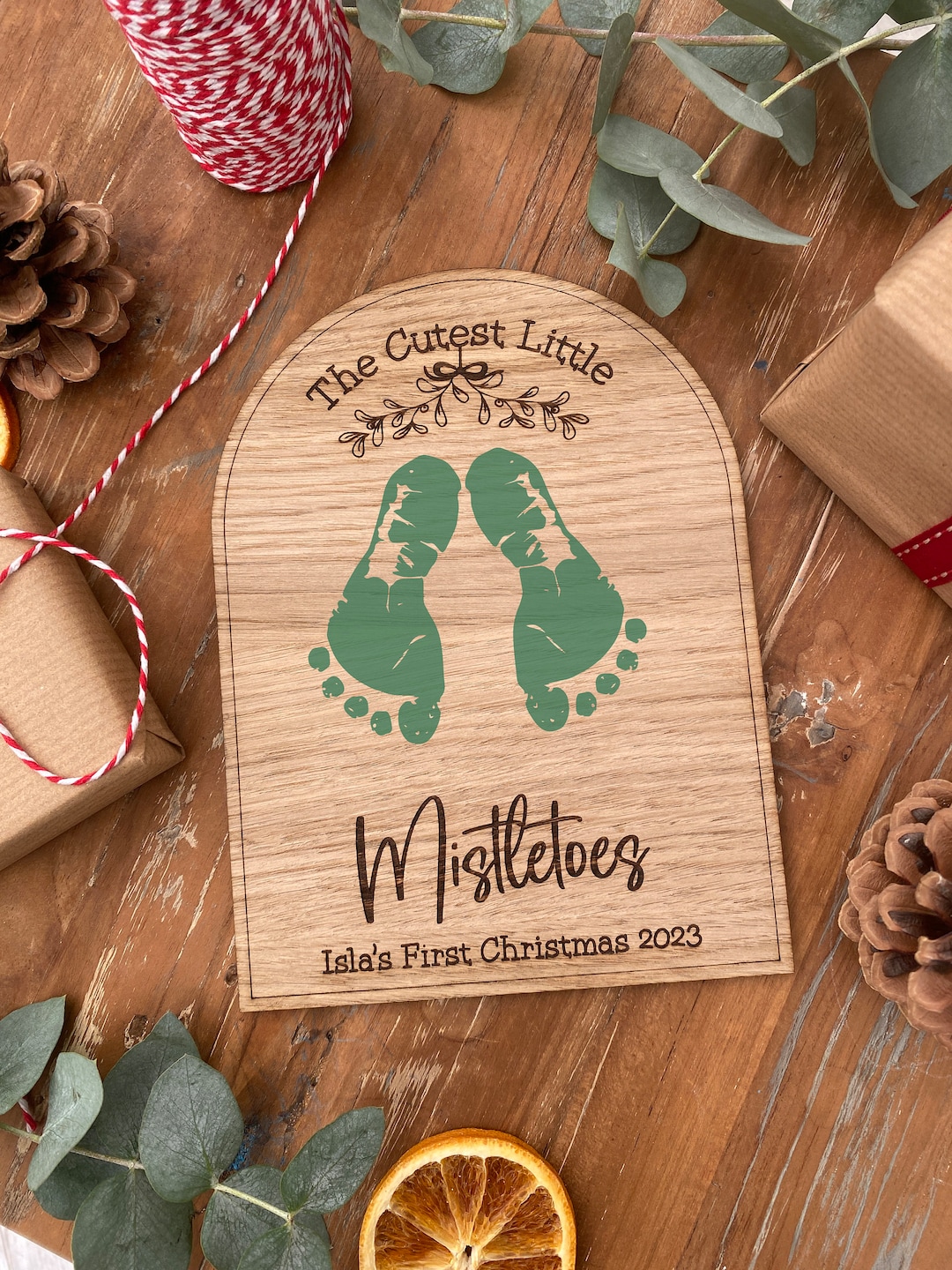 Mistletoes Plaque | Personalised Mistletoes Sign | Personalised ...