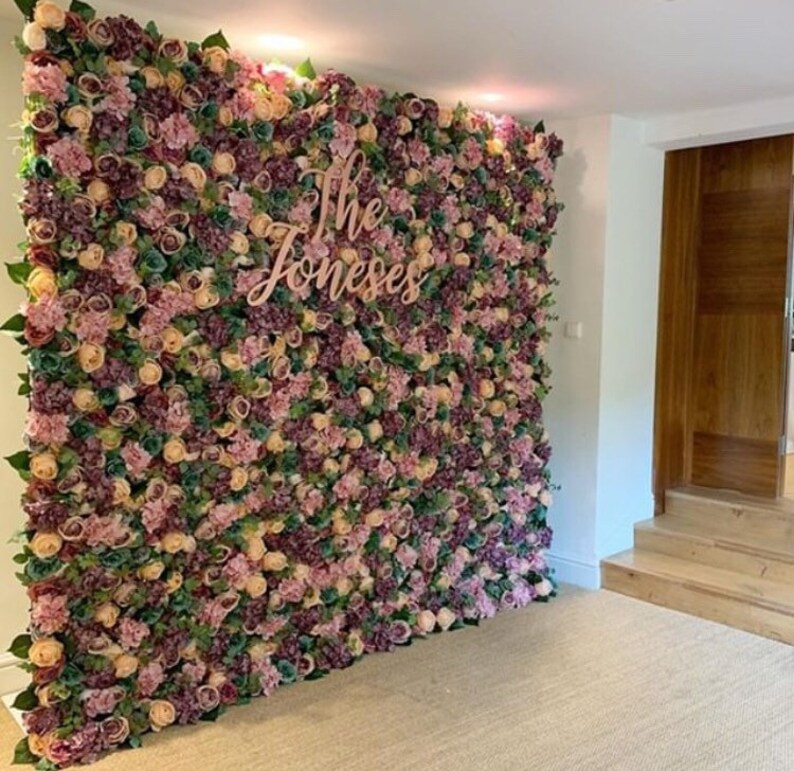 Wedding Backdrop Sign Backdrop Sign Flower Wall Sign | Etsy