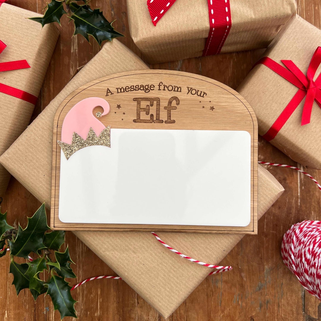 Message From Your Elf Sign | Elf Arrival Sign | Elf Report Sign | Elf ...
