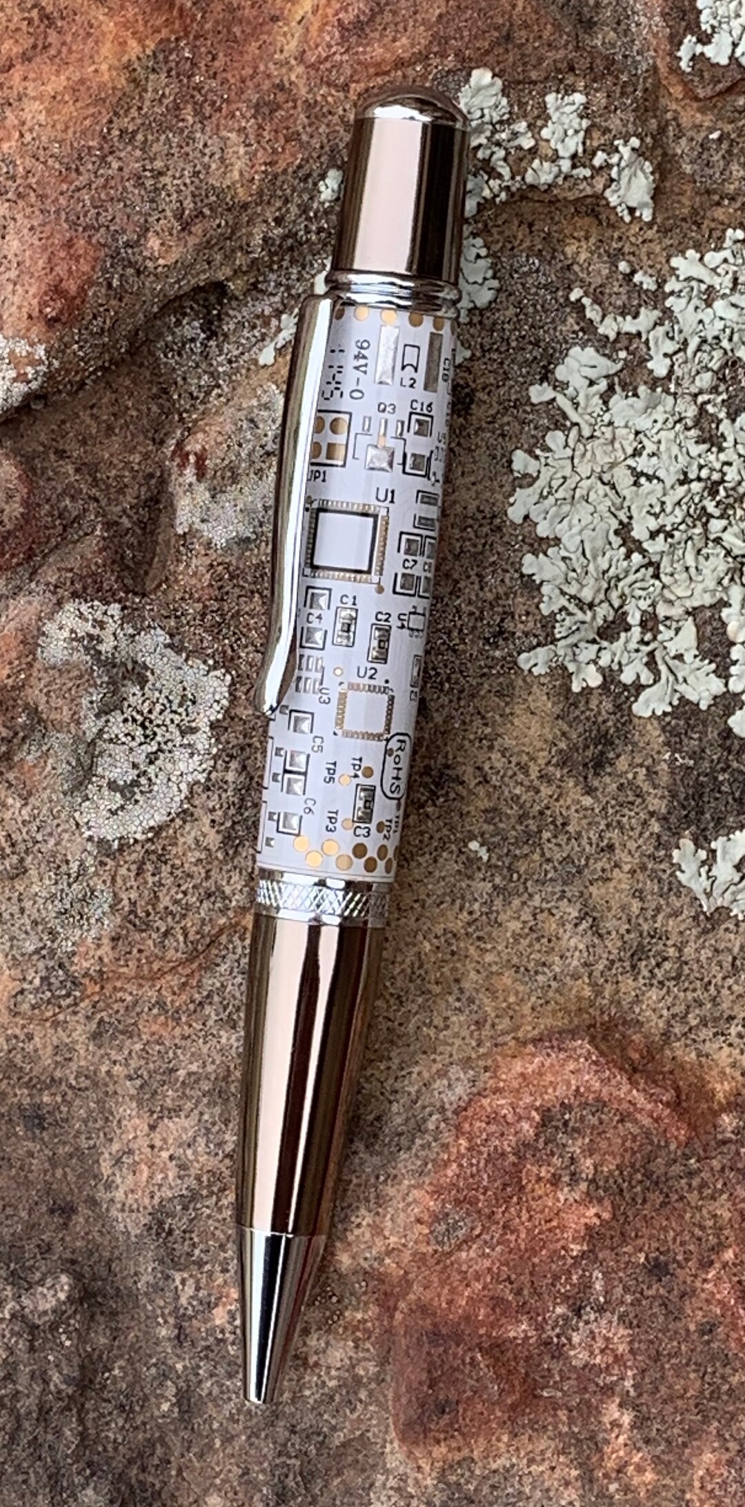 White Circuit Board Ballpoint Pen - Etsy