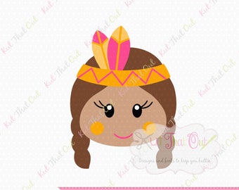 Native Girl Svg - Etsy