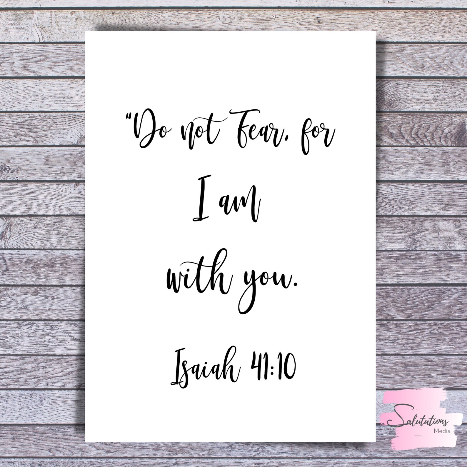 Isaiah 41:10, Scripture Verse, Verse Printables, Digital Download ...