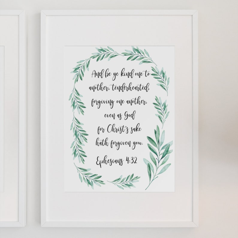 Bible Verse Prints Digital Download Scripture Verses Christian Church ...