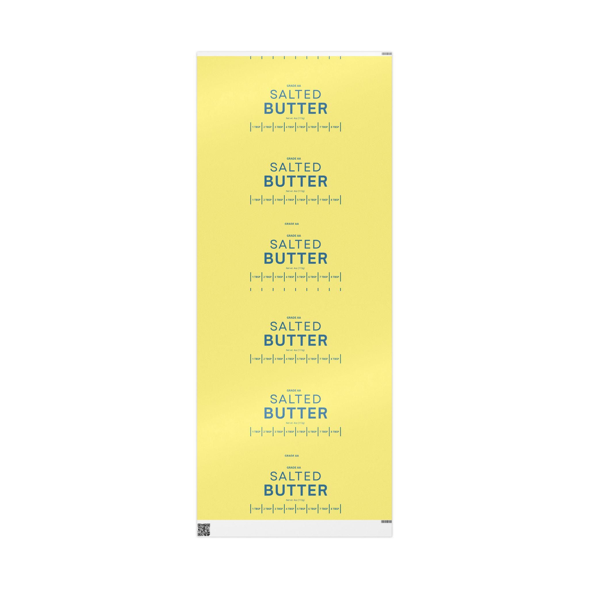 Butter Gift Wrap | Funny Gift Wrap, Butter Wrapping Paper, Cooking Gift ...