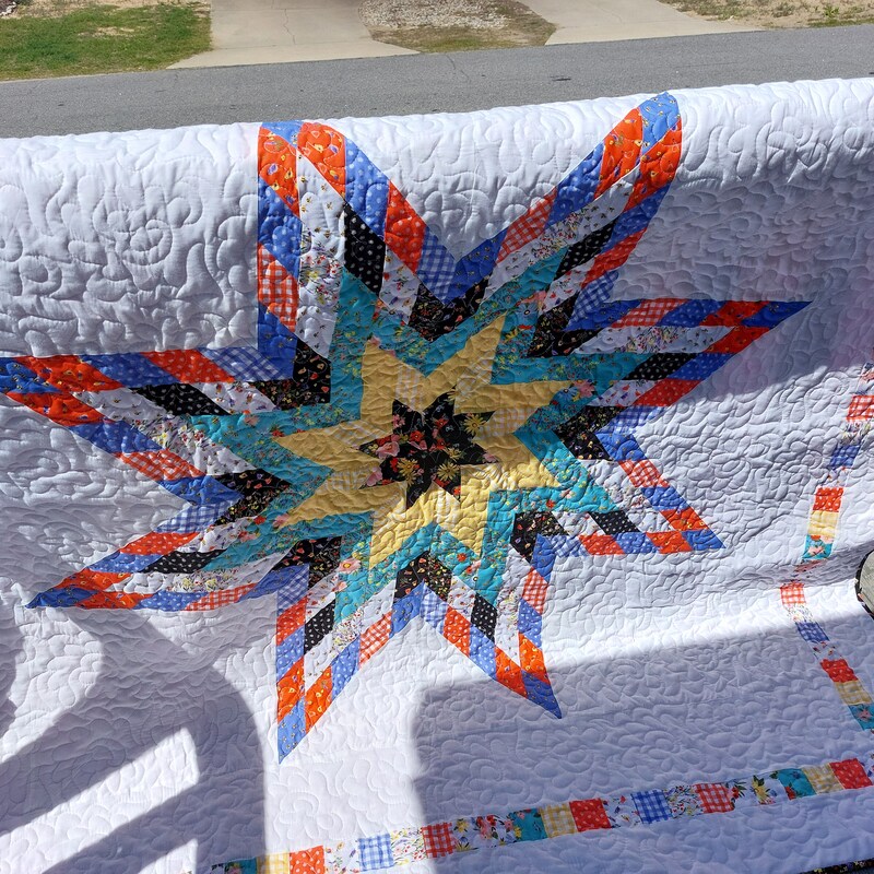 Lone Star Quilt - Etsy