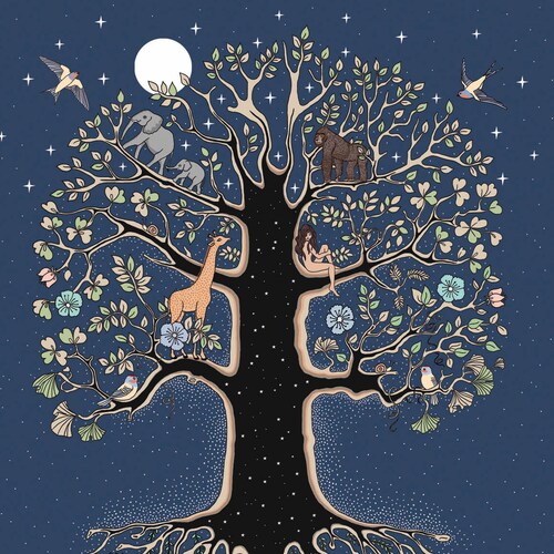 Limited Edition Print Illustration tree of Life Art Nature | Etsy