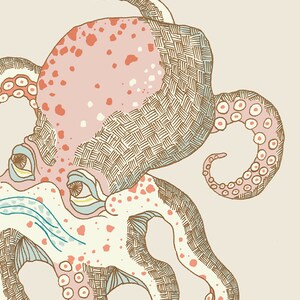 Limited Edition Print Illustration Drawing (octopus) - Etsy