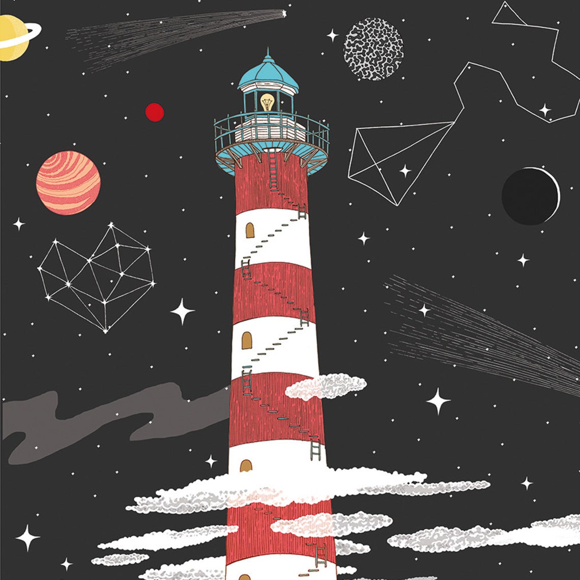 The Tallest Lighthouse on Earth-size A4 - Etsy