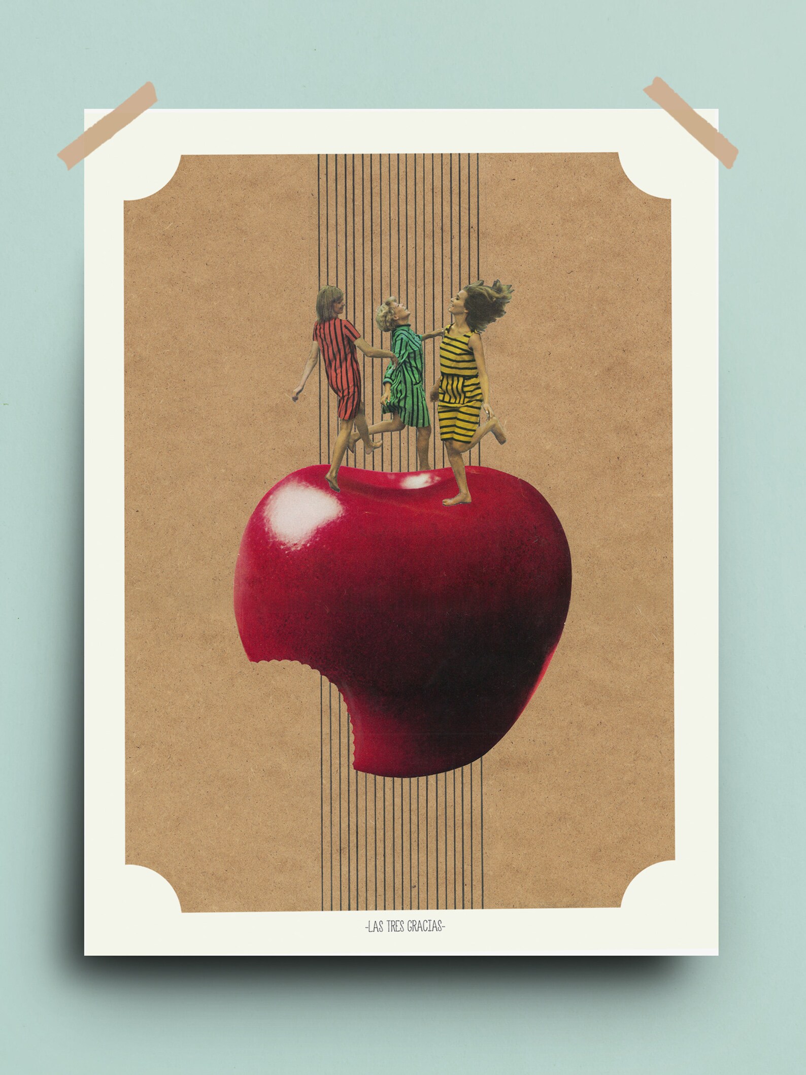 The Three Graces collage - Etsy