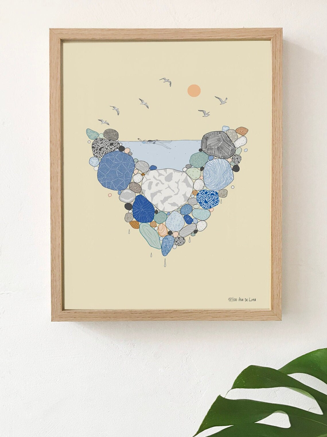Naif "naive" Inspired Illustration, Into the Mind - Etsy
