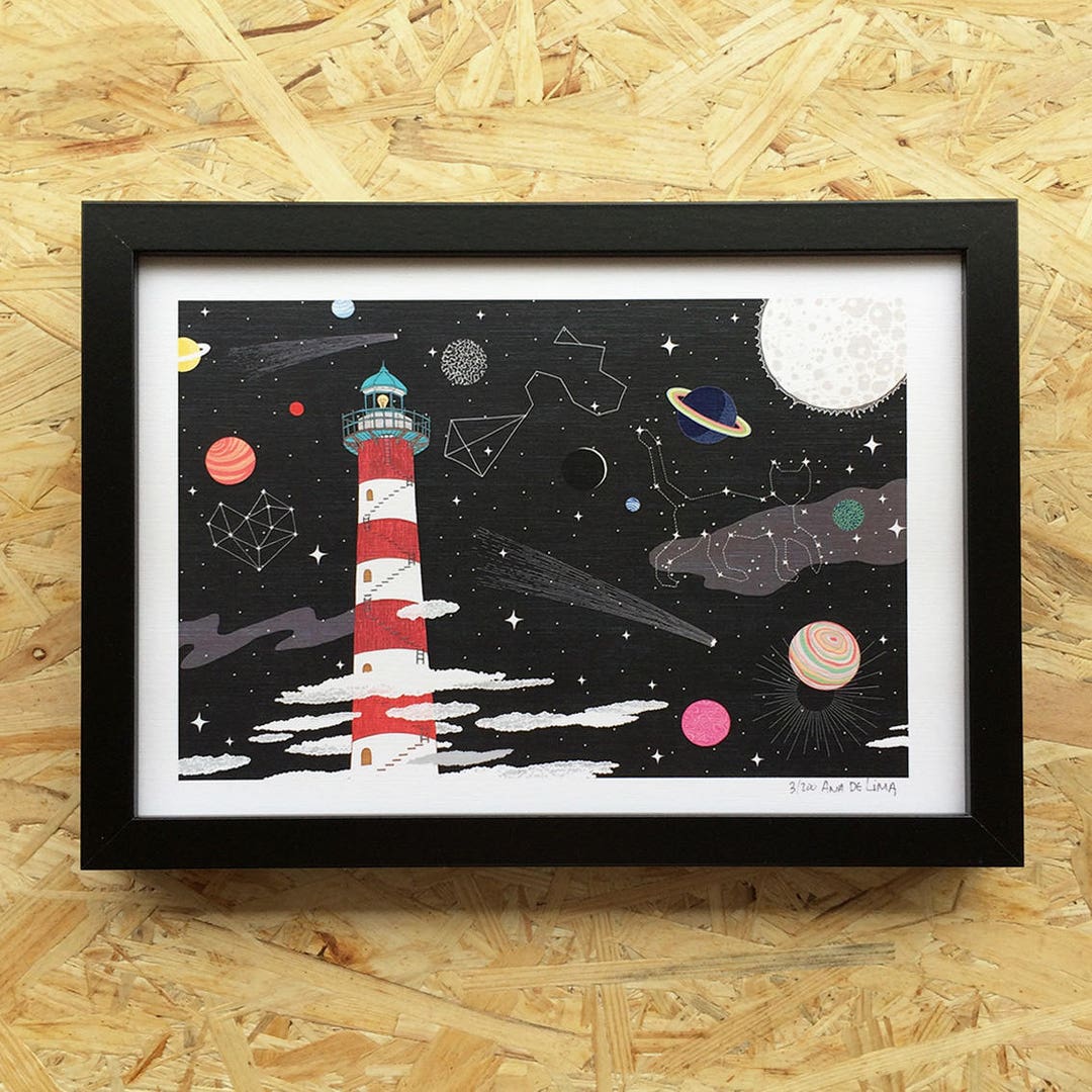 The Tallest Lighthouse on Earth-size A4 - Etsy