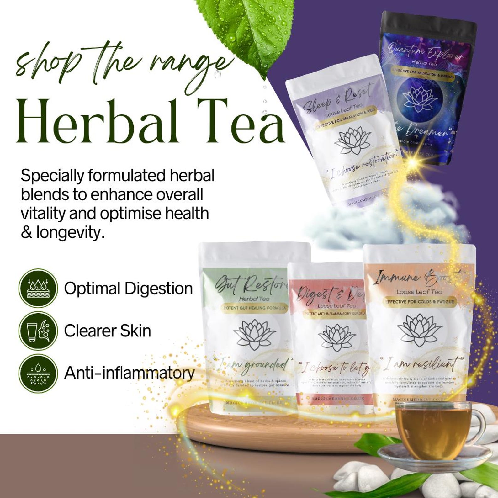 GUT RESTORE Tea Bags - Etsy